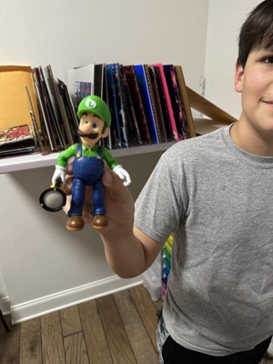 Nintendo The Super Mario Bros. Movie Luigi Figure With Flashlight ...