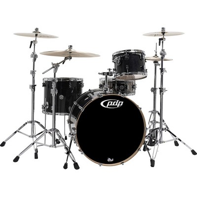 PDP by DW Concept Maple by DW 3-Piece Shell Pack Ebony Stain Lacquer ...