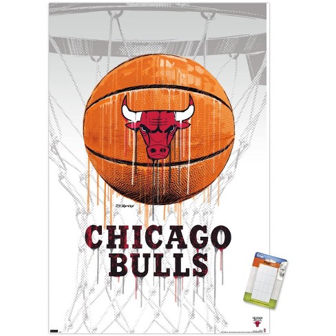 Trends International Nba Chicago Bulls - Drip Basketball 21 Unframed ...