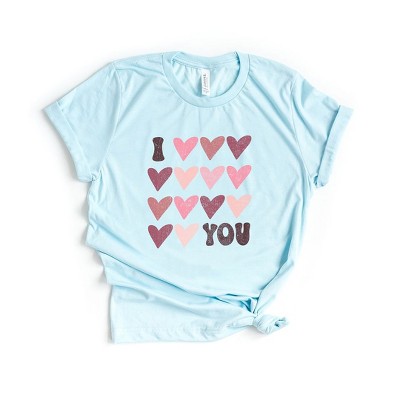 Simply Sage Market Women's I Heart You Distressed Short Sleeve Graphic ...