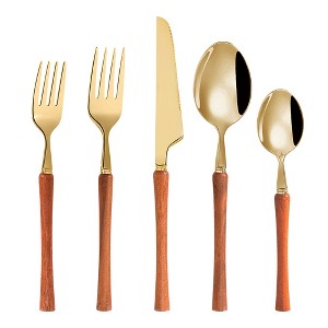 Kinor Rosewood Flatware Set : Target