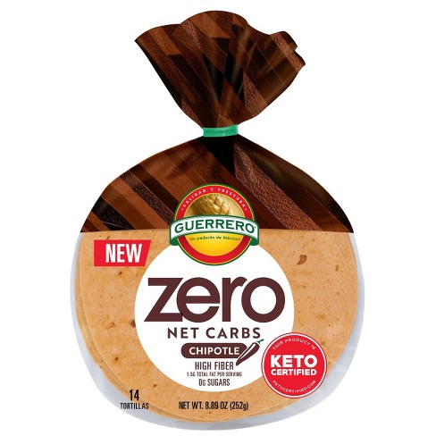 Guerrero Zero Net Carb Chipotle Tortilla - 14ct/8.89oz : Target