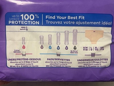 Always Discreet Incontinence Pads - 6 Drop Extra Heavy Long Pads ...