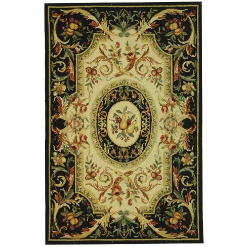 Chelsea Hk80 Hand Hooked Area Rug - Black - 5'3"x8'3" - Safavieh. : Target