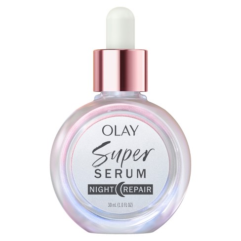 Olay Super Serum Night Repair Face Serum - Fragrance Free - 1.0 Fl Oz : Target
