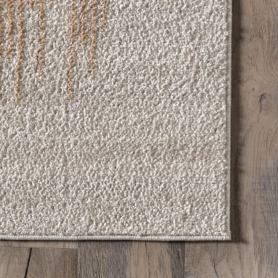 Nuloom Jobelle Modern Sunray Area Rug, 5' X 8', Rust : Target