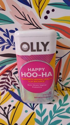 Olly Happy Hoo-ha Probiotic Capsules For Women Supports, Vaginal Health ...