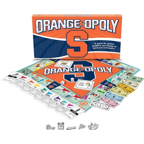 Late For The Sky: Syracuse University Orange-opoly Monopoly Board Game ...