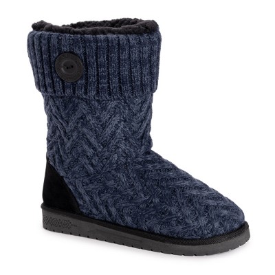 Essentials By Muk Luks Women's Cheryl Boots - Burgundy, 8 : Target