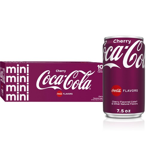 Coca-cola Cherry Soda - 10pk/7.5 Fl Oz Mini-cans : Target