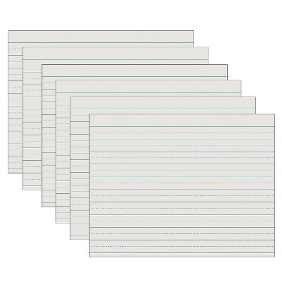 Pacon Newsprint Handwriting Paper, Skip-a-line, Grade 1, Ruled Long, 11 ...