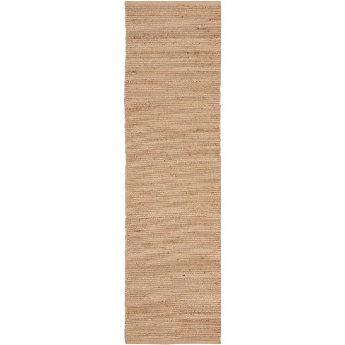 Nourison Natural Jute 2' X 6' Natural Farmhouse Indoor Rug : Target