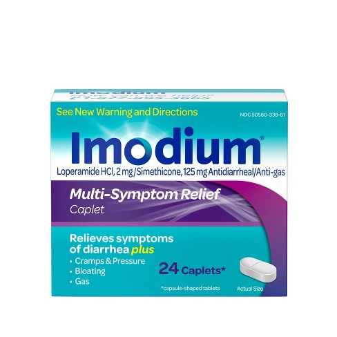 Imodium Multi-symptom Relief Caplets - 24ct : Target