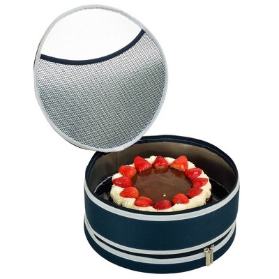 Picnic at Ascot Pie and Cake Carrier 12" Diameter - Rigid No Sag ...
