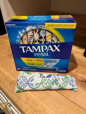 Tampax Pearl Super Absorbency Tampons : Target