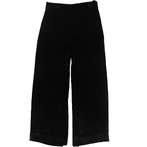Rebecca Taylor Womens Velvet Casual Wide Leg Pants, black, 2 : Target