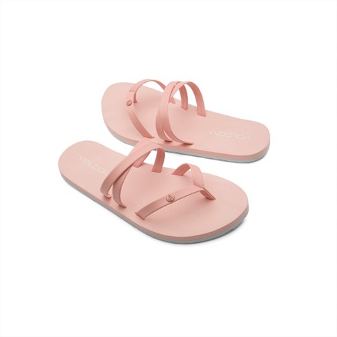 Volcom Girls Easy Breezy Sandals, Melon - 4 : Target