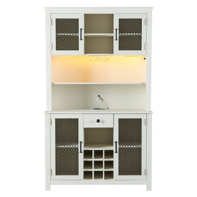 Bella Depot 70"W Kitchen Pantry Storage Cabinet : Target