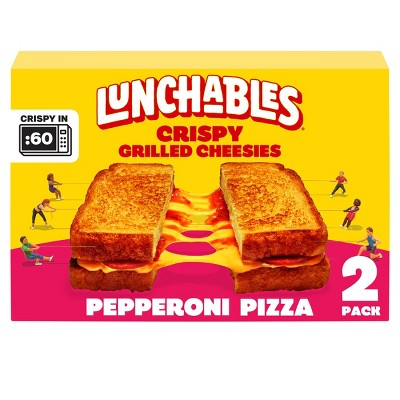 Lunchables Pepperoni Frozen Grilled Cheesies - 2ct/6.2oz : Target
