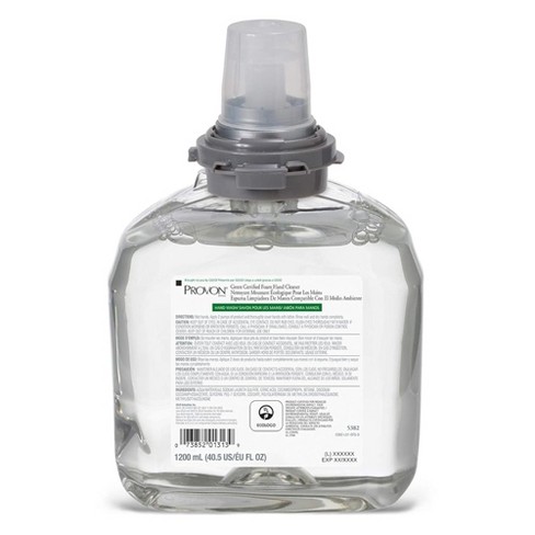 Provon Foaming Soap Dispenser Refill Bottle Unscented 1,200 Ml 5382-02 ...