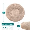 Petami Calming Dog Bed For Puppy Cat Kitten, Round Washable Pet Bed ...