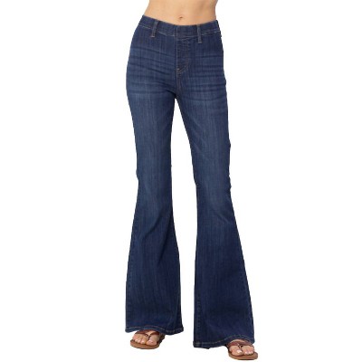 Women's High Waist Pull On Flare Leg Jeans - Judy Blue : Target