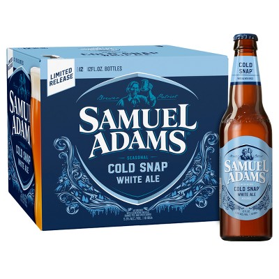 Samuel Adams Cold Snap Seasonal Beer - 12pk/12 Fl Oz Bottles : Target