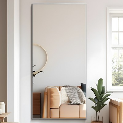 Dovelina Led Rectangle Full Body Mirror Floor Mirror Freestanding ...