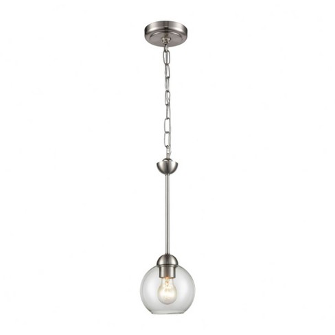Thomas Lighting Astoria 1 - Light Pendant In Brushed Nickel : Target