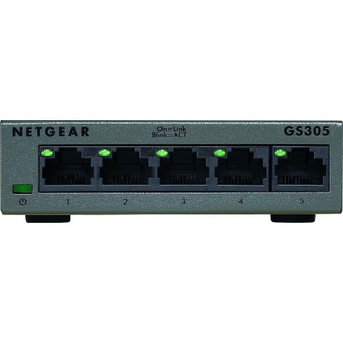 Netgear Gs305-300pas 5-port Gigabit Ethernet Unmanaged Switch : Target