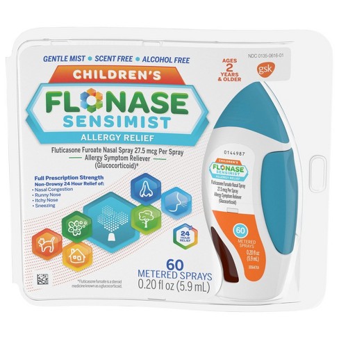 Children's Flonase Sensimist Allergy Relief Nasal Spray - Fluticasone ...