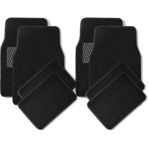Zone Tech All Weather Carpet Vehicle Floor Mats- 8-piece Black Plus ...