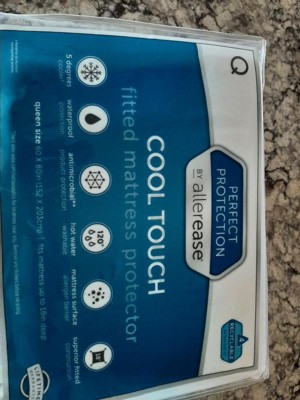 Allerease Twin Perfect Protection Cool Touch Waterproof Machine Washable Fitted Mattress ...