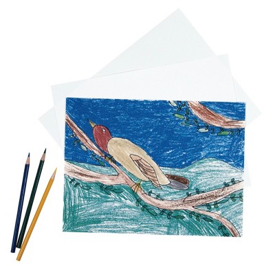 School Smart Value Drawing Paper, 80 Lb, 18 X 24 Inches, Soft White ...