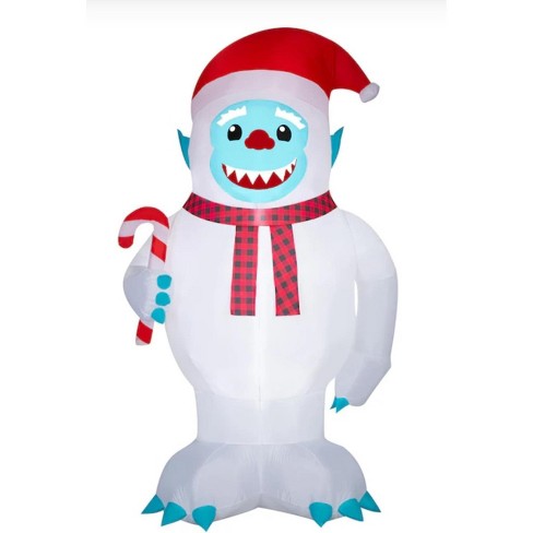 Gemmy 9.5-ft Tall Lighted Yeti Christmas Inflatable : Target