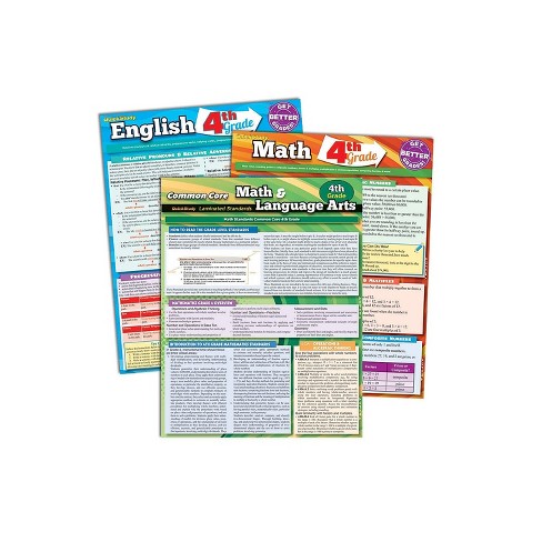 Barcharts Inc. - Quickstudy 4th Grade Resource Set (9781423229759) : Target