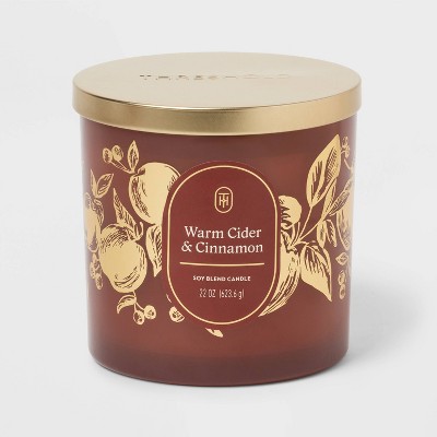 Sweet Water Decor Mulled Cider 9oz Clear Jar Soy Candle : Target