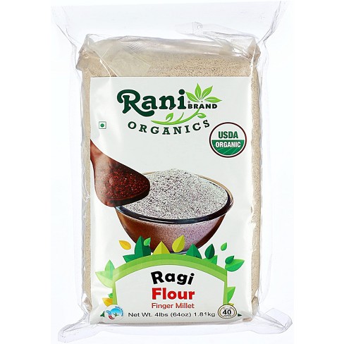 Organic Ragi (red Millet) Flour - 64oz (4lbs) 1.81kg - Rani Brand ...