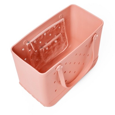Bogg Bag Original Bogg Tote Bag - Peach Daiquiri: Solid Plastic ...
