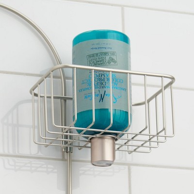 Mdesign Shower Caddy For Hand Held Shower Head And Hose, 4 Baskets : Target