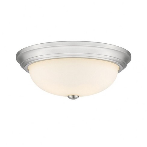 Millennium Lighting 3 - Light Flush Mount In Brushed Nickel : Target