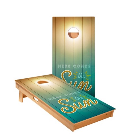 Here Comes The Sun Cornhole Boards - Aca Star Series : Target