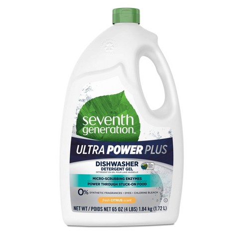 Seventh Generation Ultra Power Plus Dishwasher Detergent Gel - 65oz ...