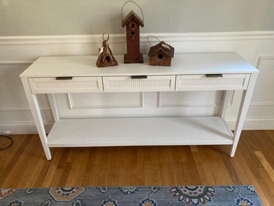 East Bluff Woven Drawer Console Table - Threshold™ Designed With Studio ...