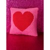 Shiraleah Pink And Red Heart Pillow : Target