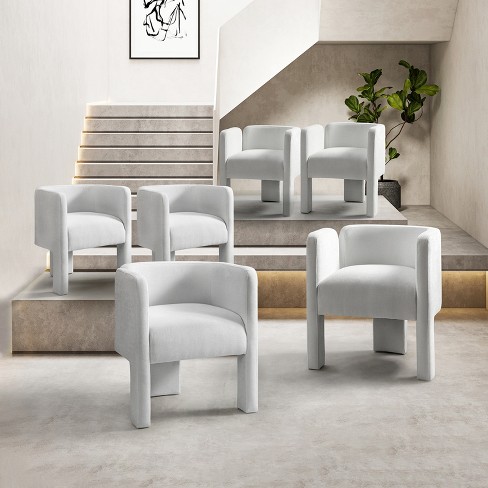 Elias Dining Chair Set Of 4 With Three-legged Design,set Of 6 | Artful ...