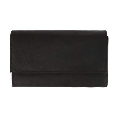 Buxton Women's Leather Long Bifold Organizer Wallet With Floral Emboss ...
