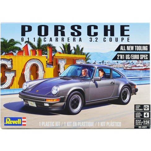 Level 4 Model Kit Porsche 911 Carrera 3.2 Coupe 2-in-1 Kit 1/24 Scale ...