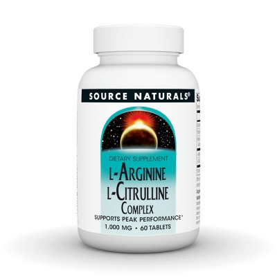 Source Naturals, Inc. L Arginine L Citrulline Complex 60 Tablet : Target