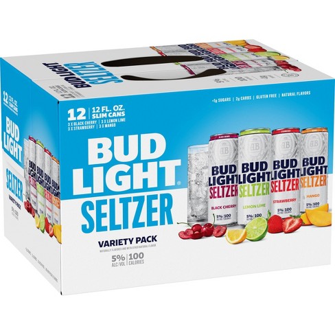 Bud Light Hard Seltzer Variety Pack - 12pk/12 Fl Oz Cans : Target